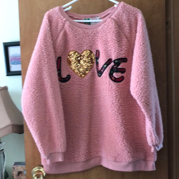 Sweaters | Plush Pink Love Pullover 3x | Poshmark